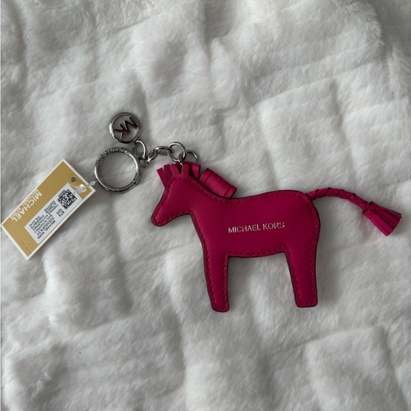 Michael Kors | Accessories | Michael Kors Pink Horse Keychain New ...